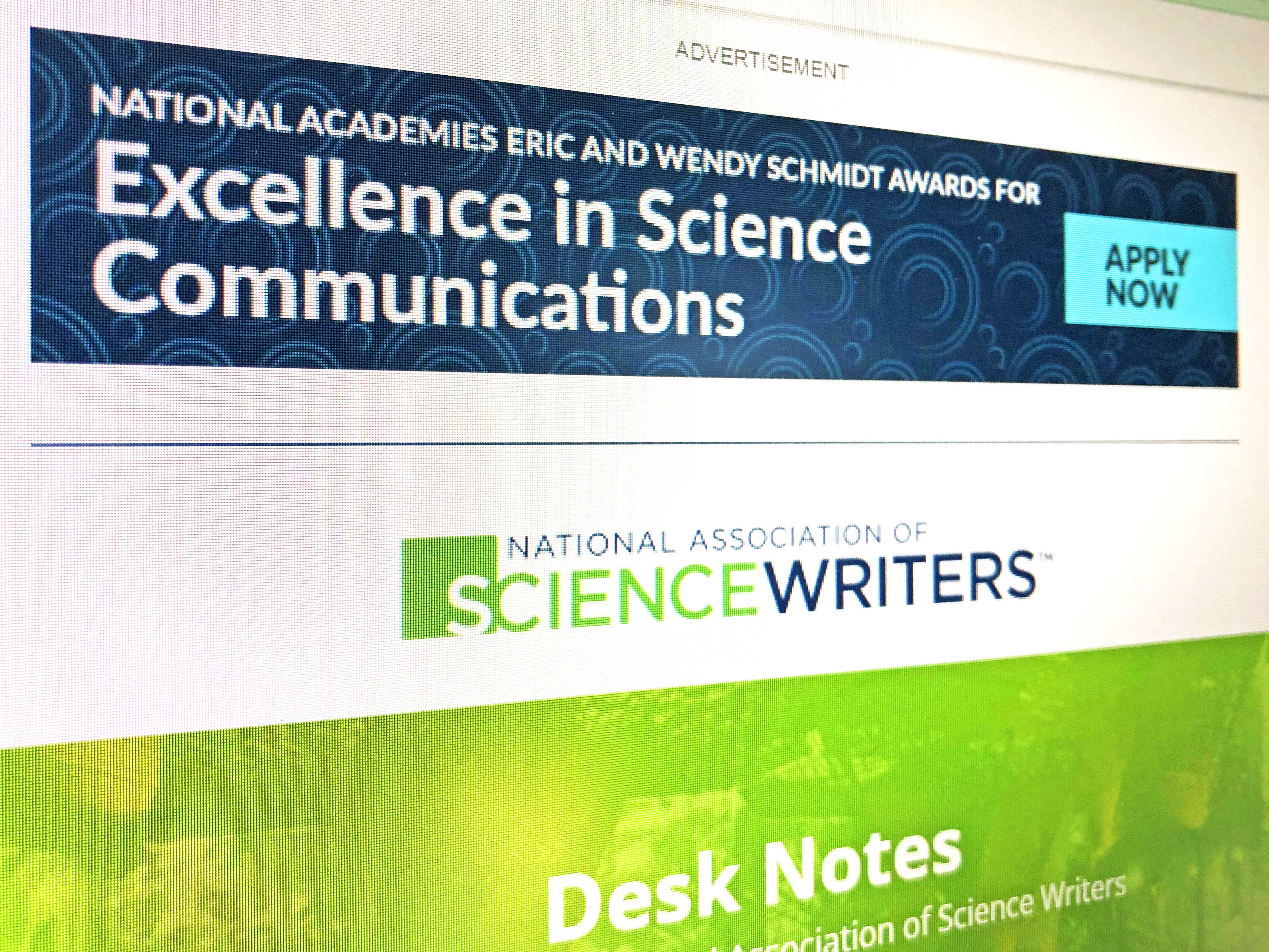 Advertise With Sciencewriters Sciencewriters Www Nasw Org